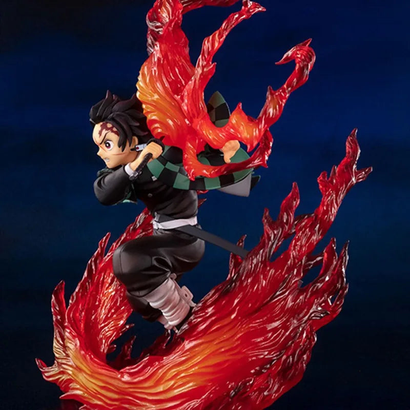 Figura de 21cm de Kamado Tanjirou Demon Slayer PVC ENVIO GRATIS ...